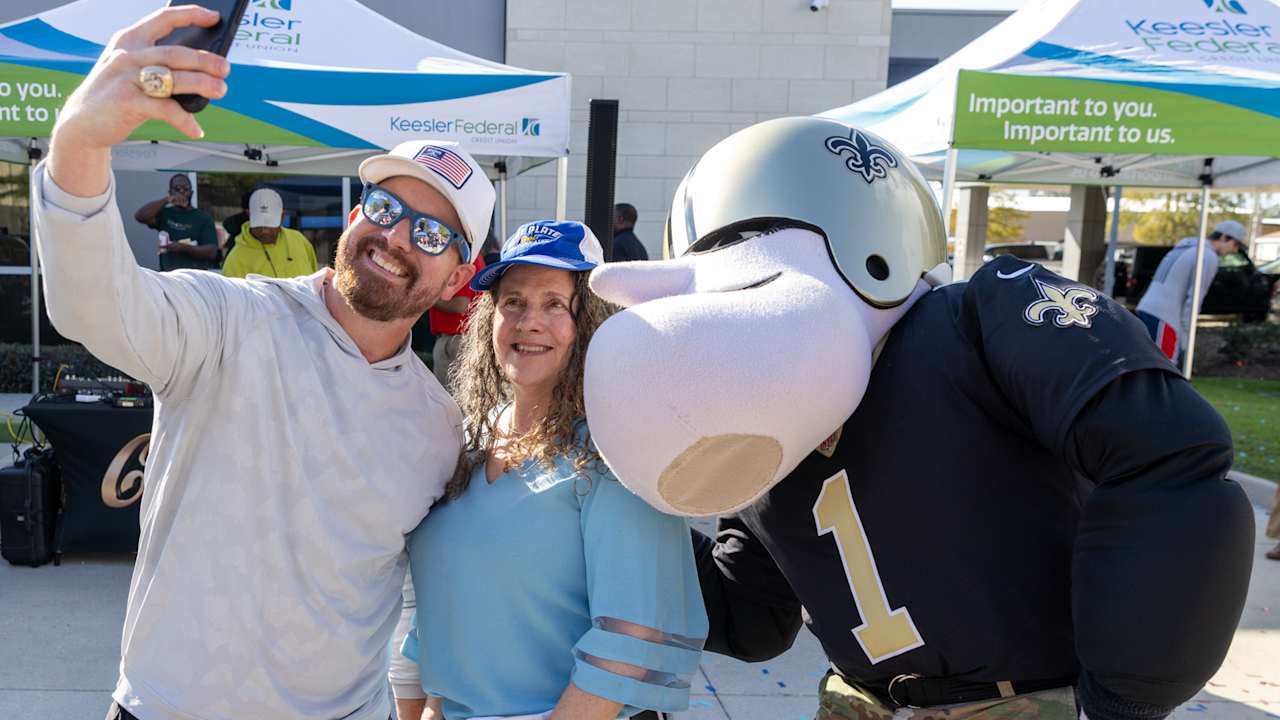 Photos: Saints celebrate Keesler Federal Credit Union opening new ...