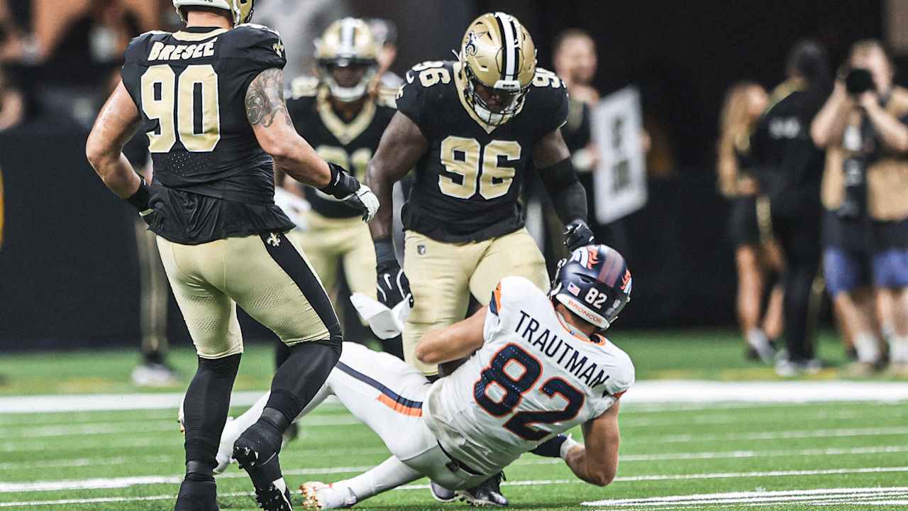 Carl Granderson lowers the boom on Broncos' pass catcher with hit-stick ...