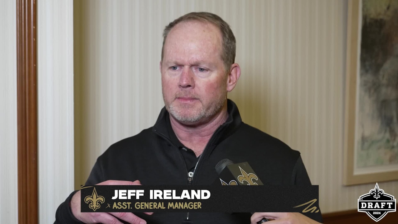 Jeff Ireland talks draft class, o-line prospects | 2024 NFL Scouting ...