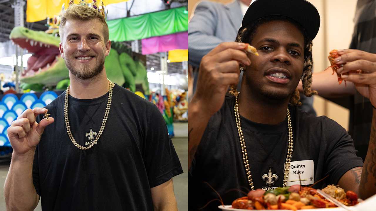 Recap: 2025 Saints Rookies Tour New Orleans