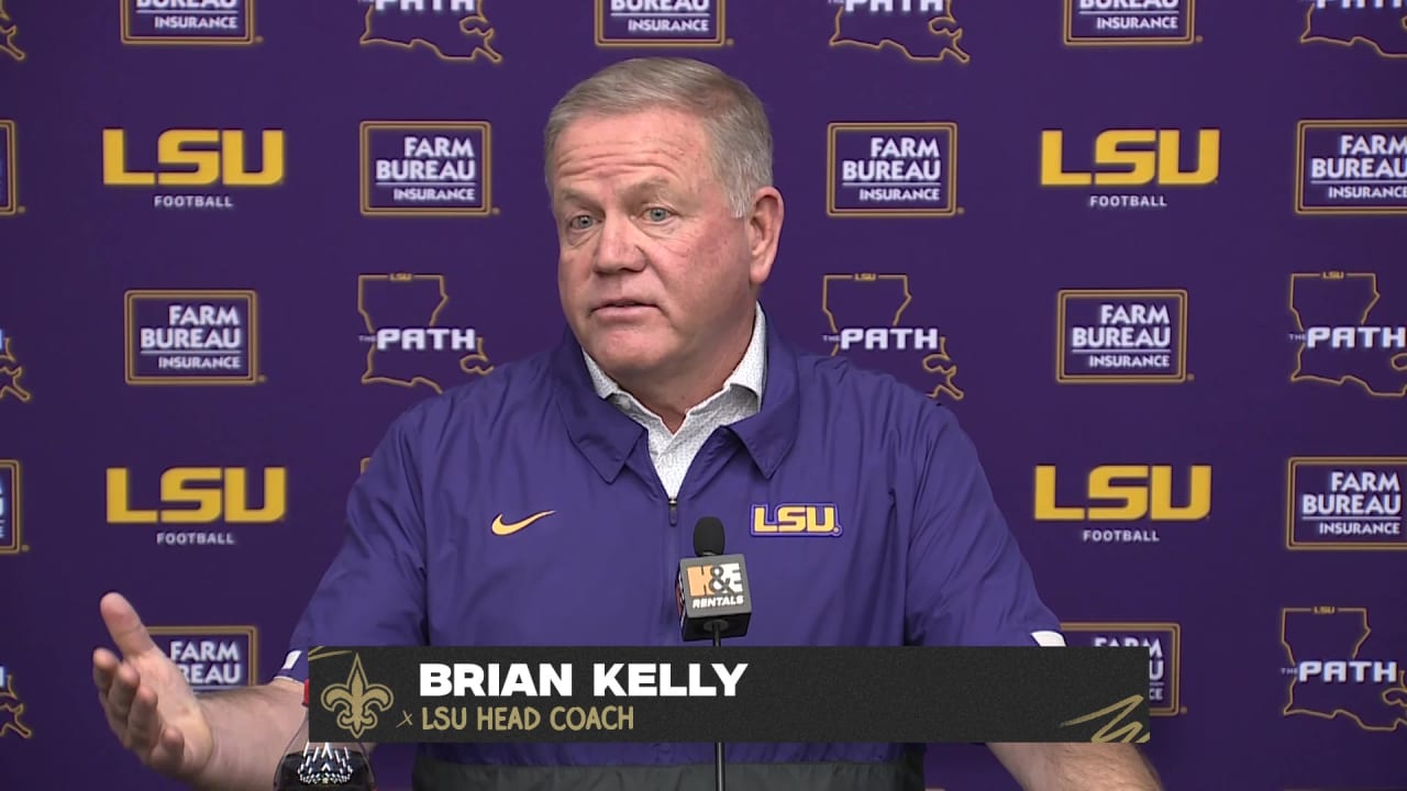 Brian Kelly talks LSU draft prospects | Saints Path to the Draft