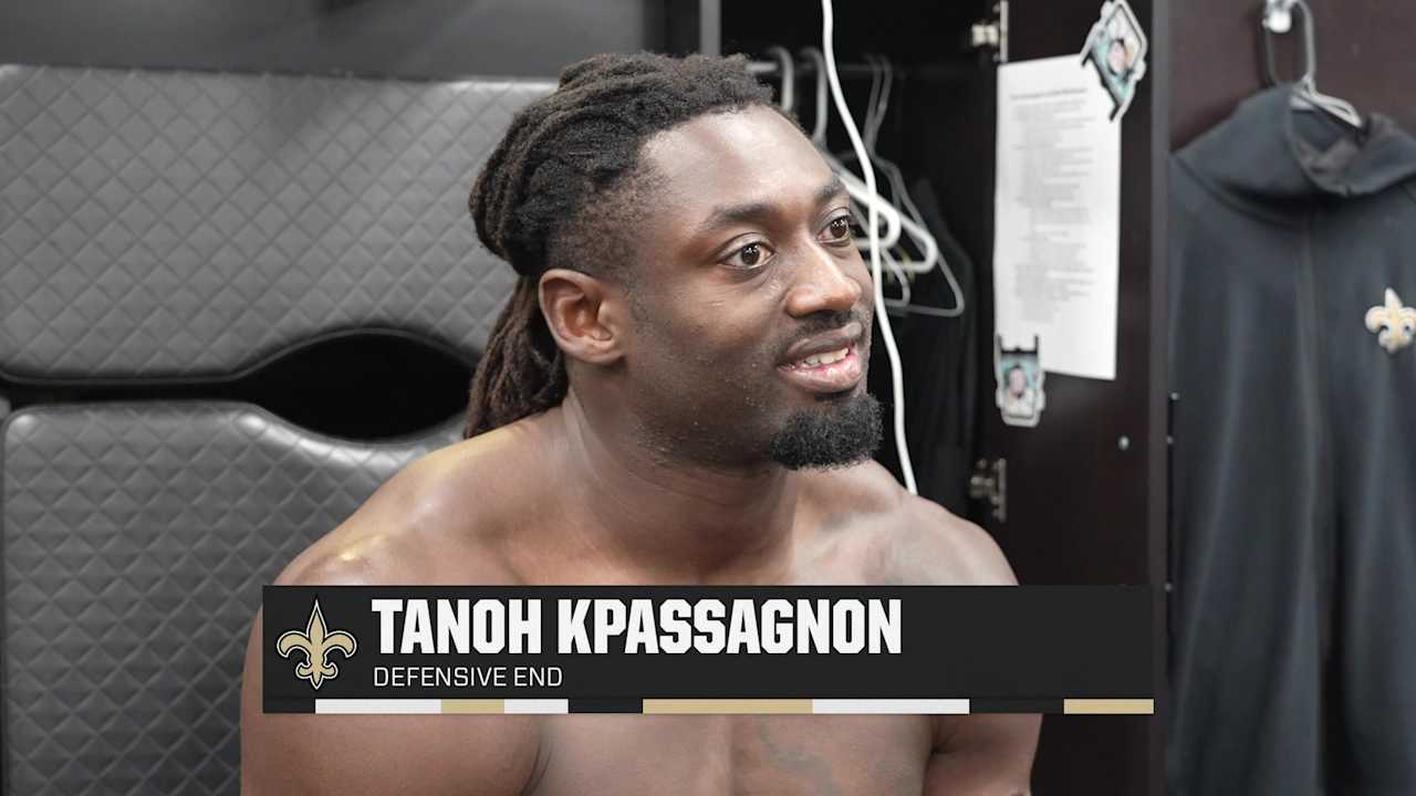 Tanoh Kpassagnon on return from Achilles injury | Rams vs. Saints NFL ...
