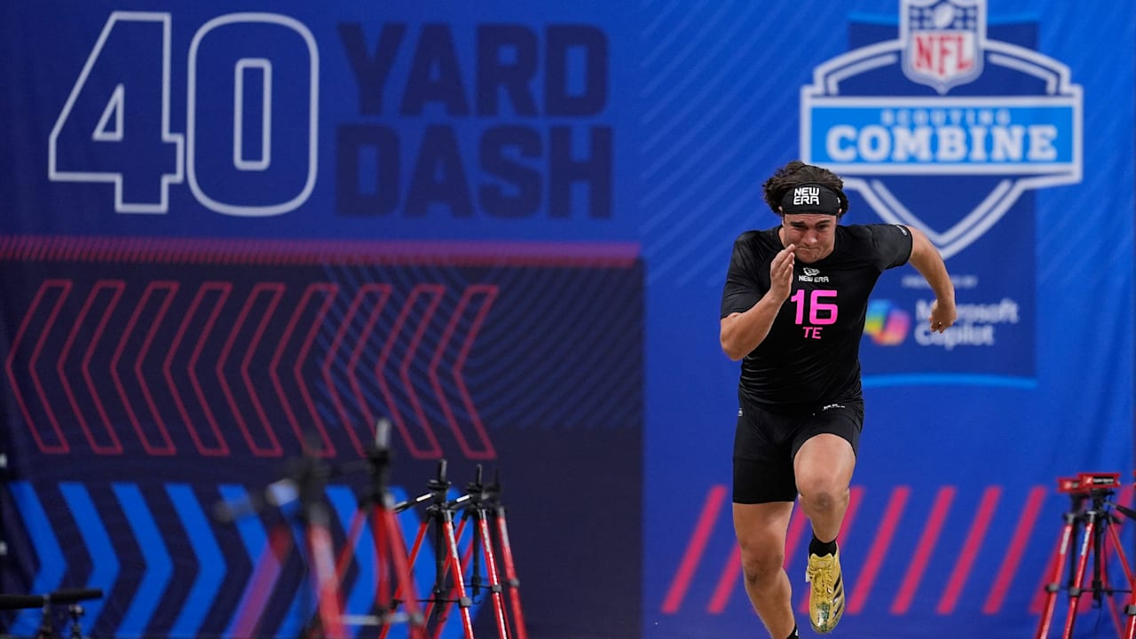 Moliki Matavao runs official 4.81-second 40-yard dash at 2025 combine