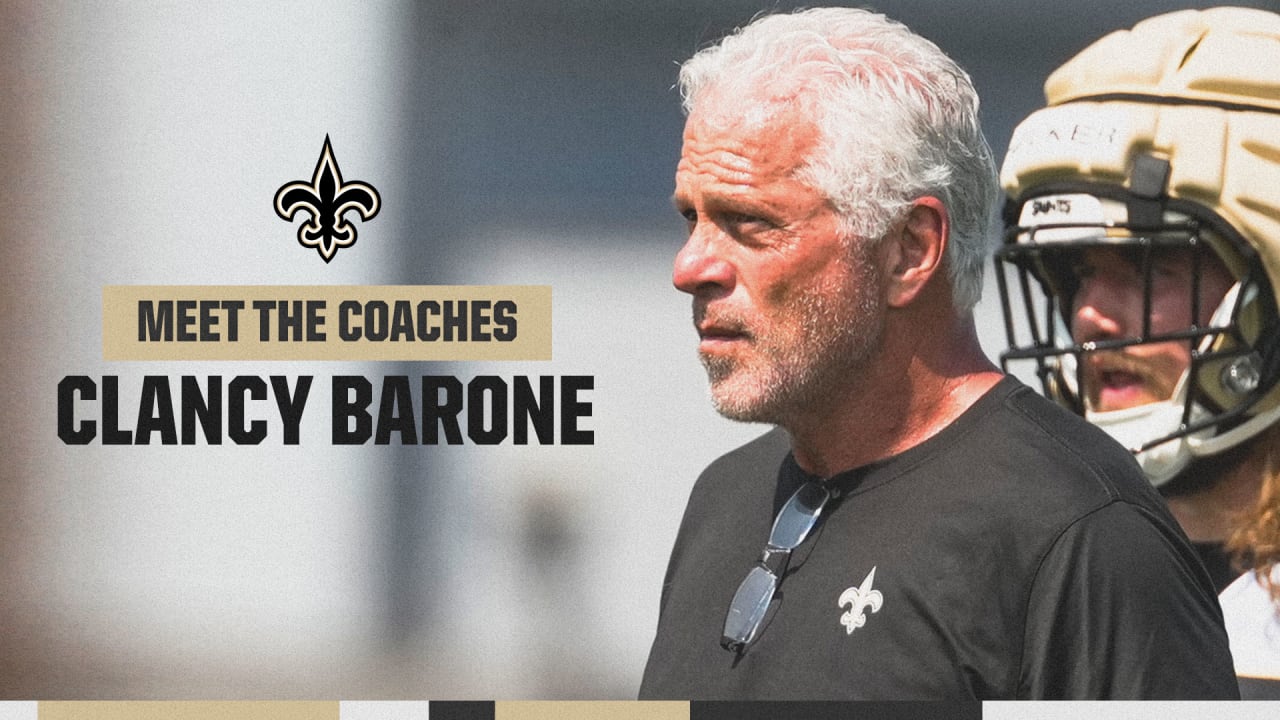 Clancy Barone | Meet the 2024 New Orleans Saints Coaches