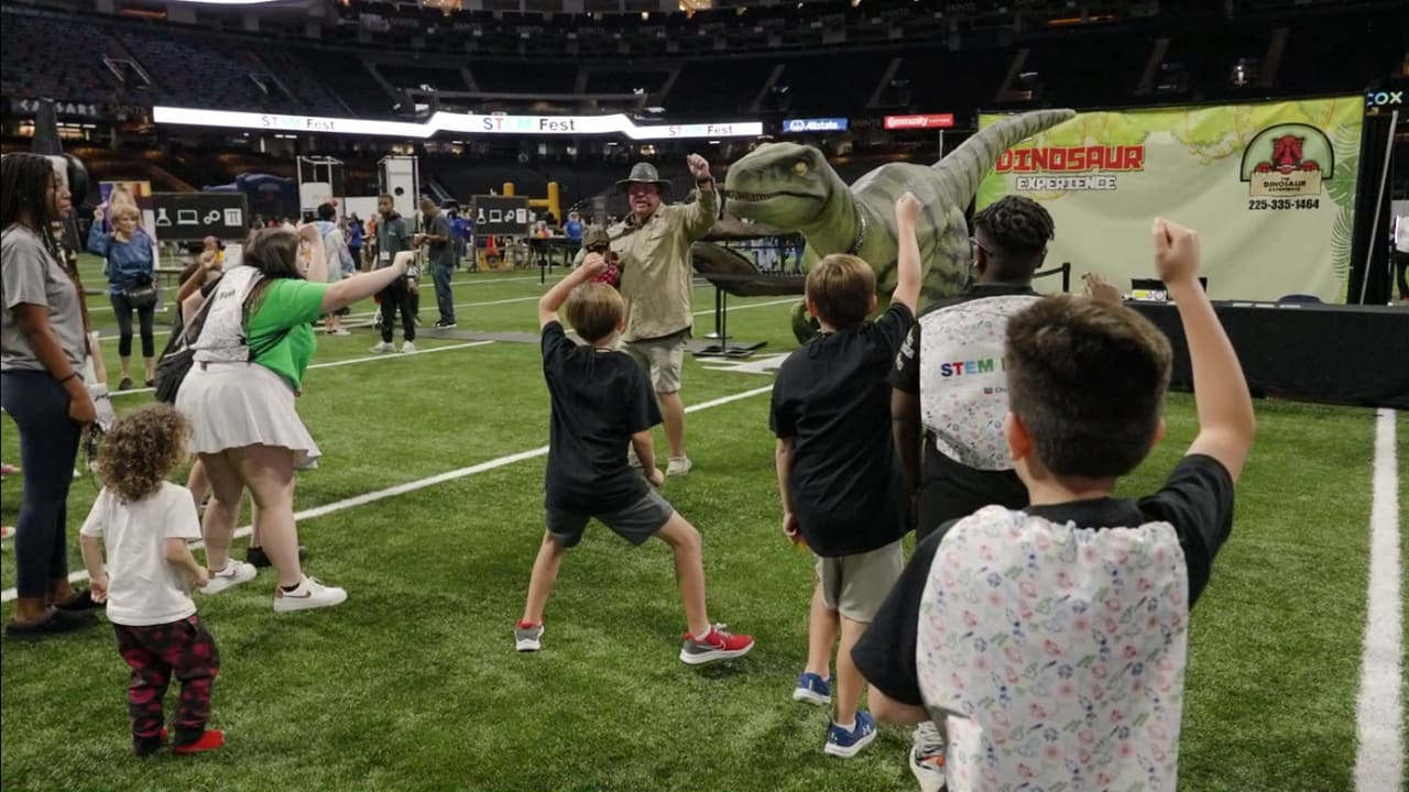 Recap: Saints, Chevron host 2023 STEM Fest at Caesars Superdome