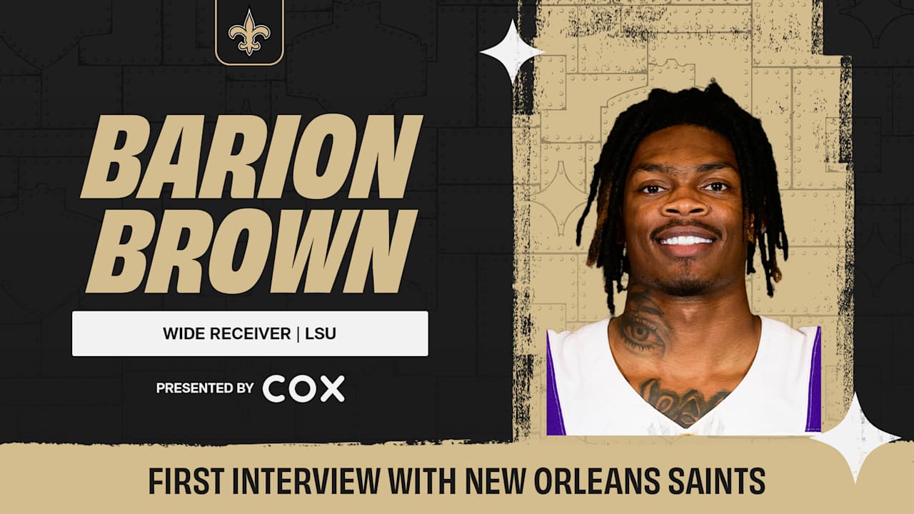 Barion Brown First Interview with the Saints | 2026 NFL Draft