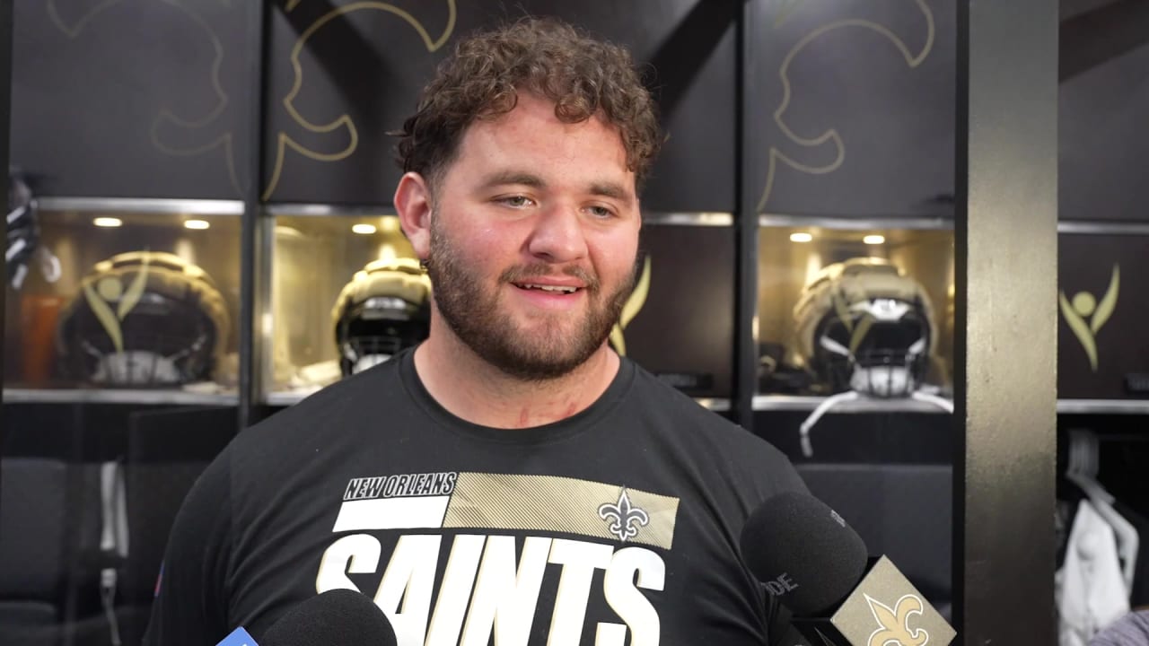 Saints OL Nick Saldiveri speaks from 2024 Saints Minicamp