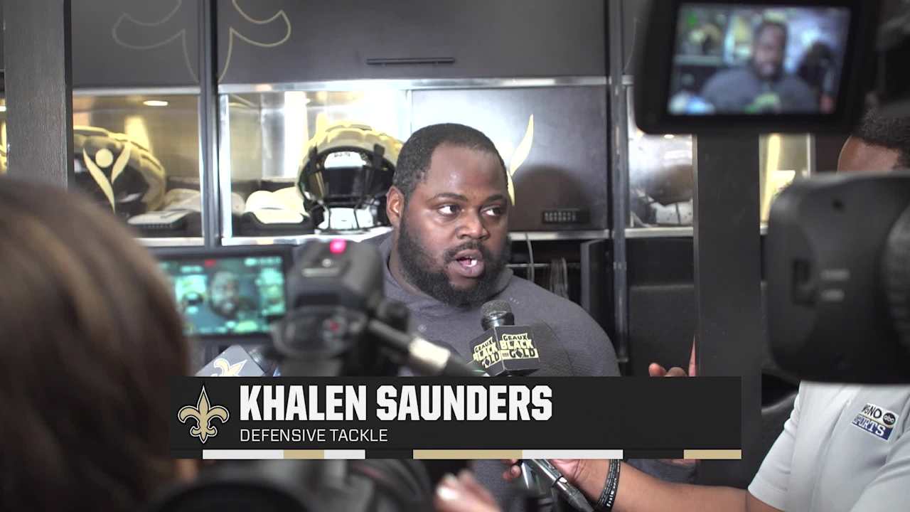 Khalen Saunders on playing his former team | Saints vs. Chiefs NFL Week 5