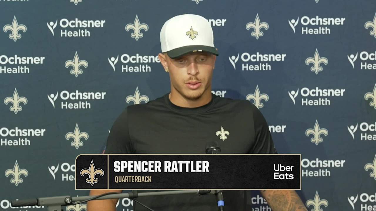 Spencer Rattler | Saints-Chargers Postgame | 2025 NFL Preseason Week 1