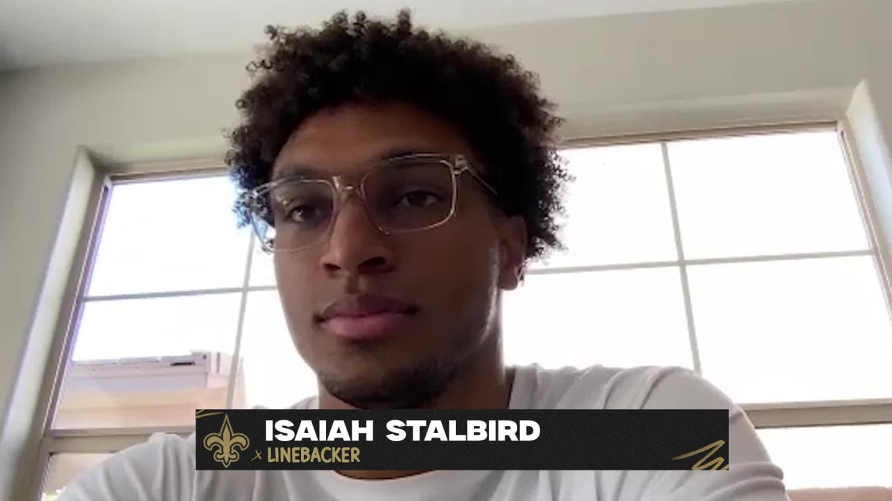 Isaiah Stalbird's first interview with New Orleans Saints