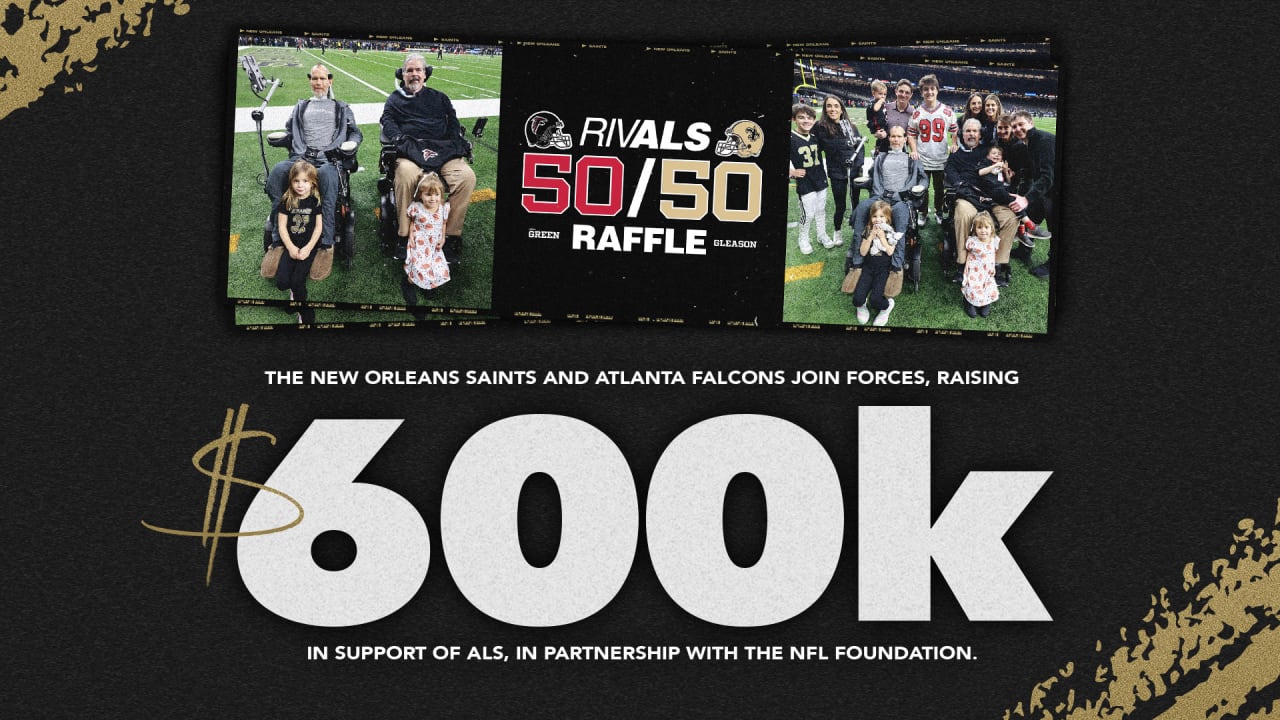New Orleans Saints and Atlanta Falcons raise $600,000 in 50/50 Raffle ...