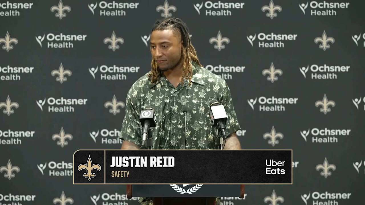 Justin Reid interview | Saints-Patriots Postgame | 2025 NFL Week 6