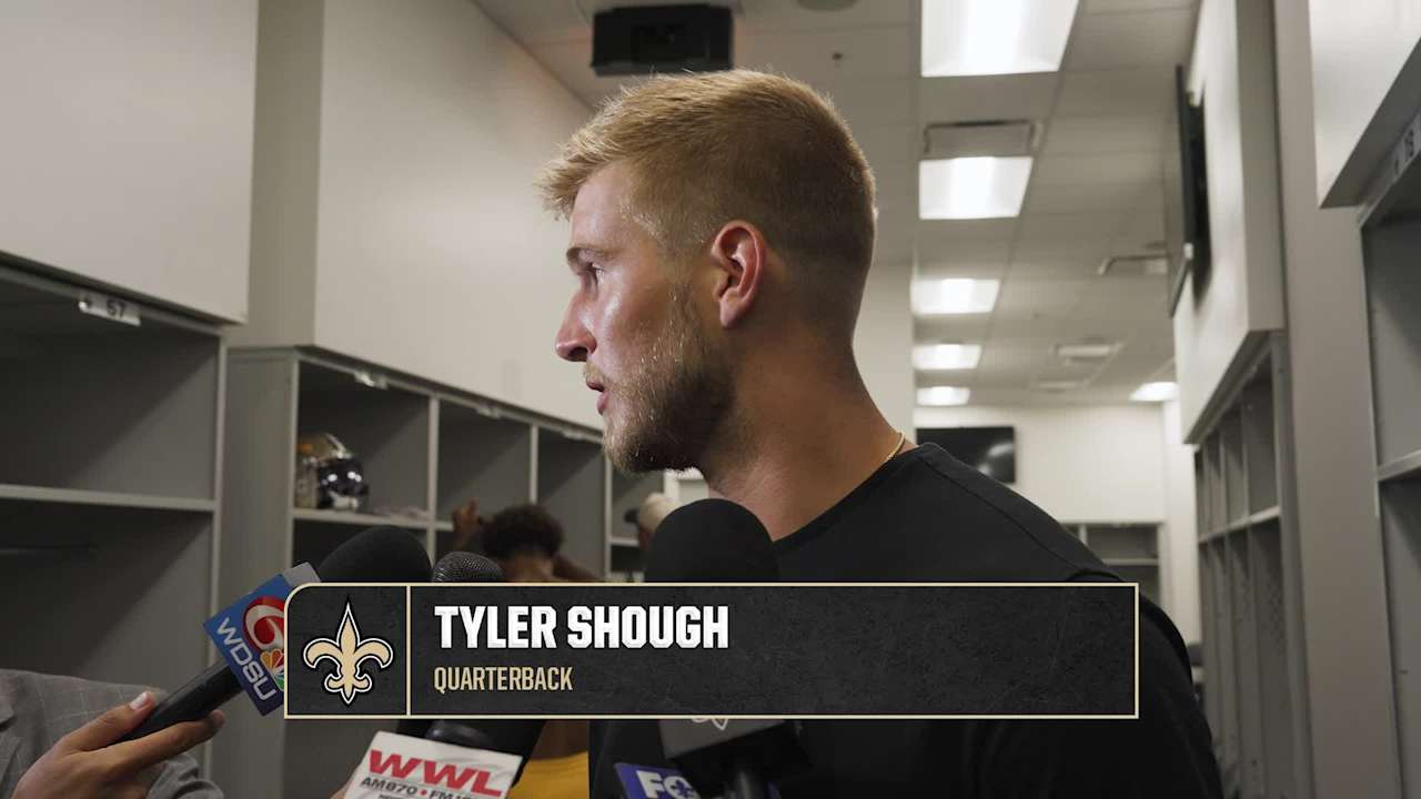 Saints QB Tyler Shough talks first TD pass