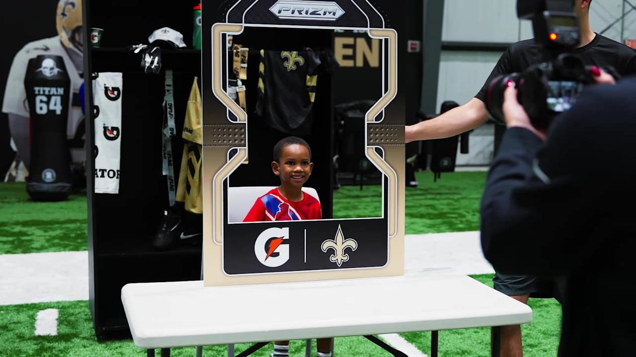 Recap: Saints, Gatorade host 2026 NFL FLAG Photo Day