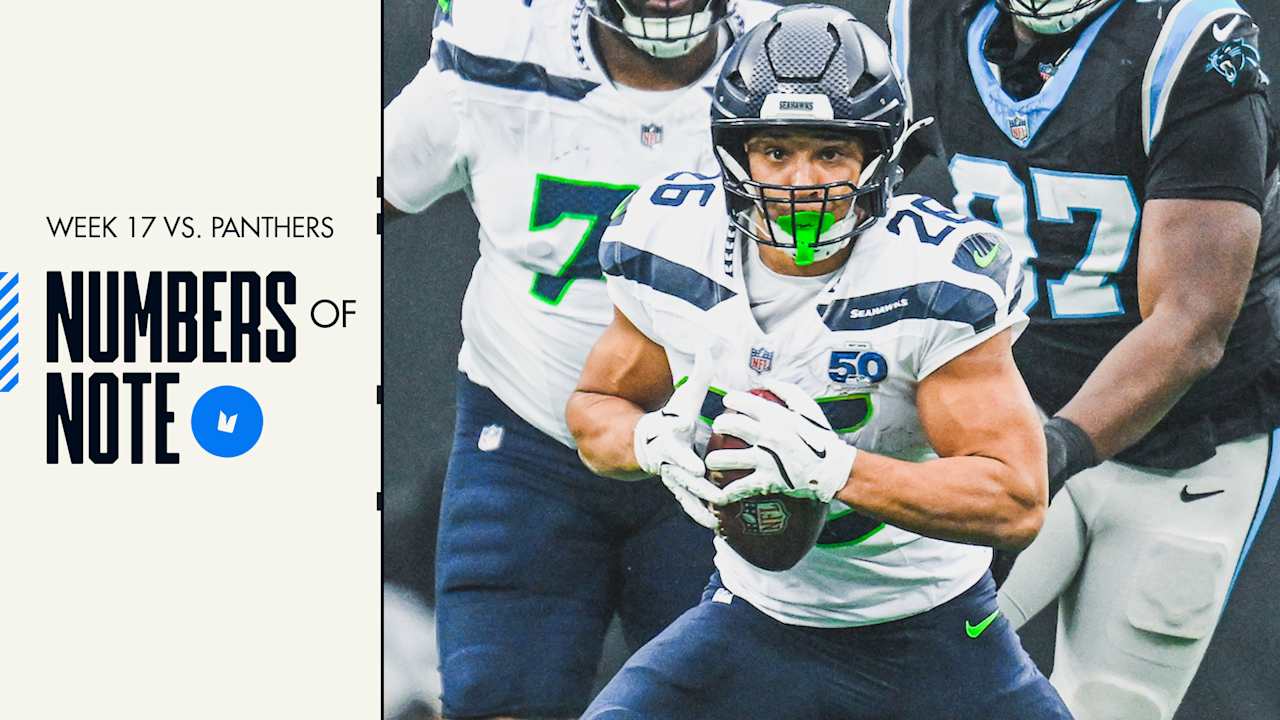 12 Numbers Of Note From The Seahawks’ Week 17 Win At Carolina
