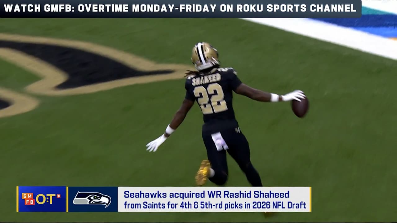 Good Morning Football Discusses The Impact Of WR Rashid Shaheed | NFL ...