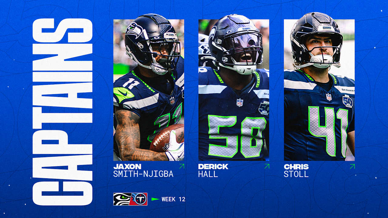 Seahawks Announce Week 12 Captains vs. The Titans