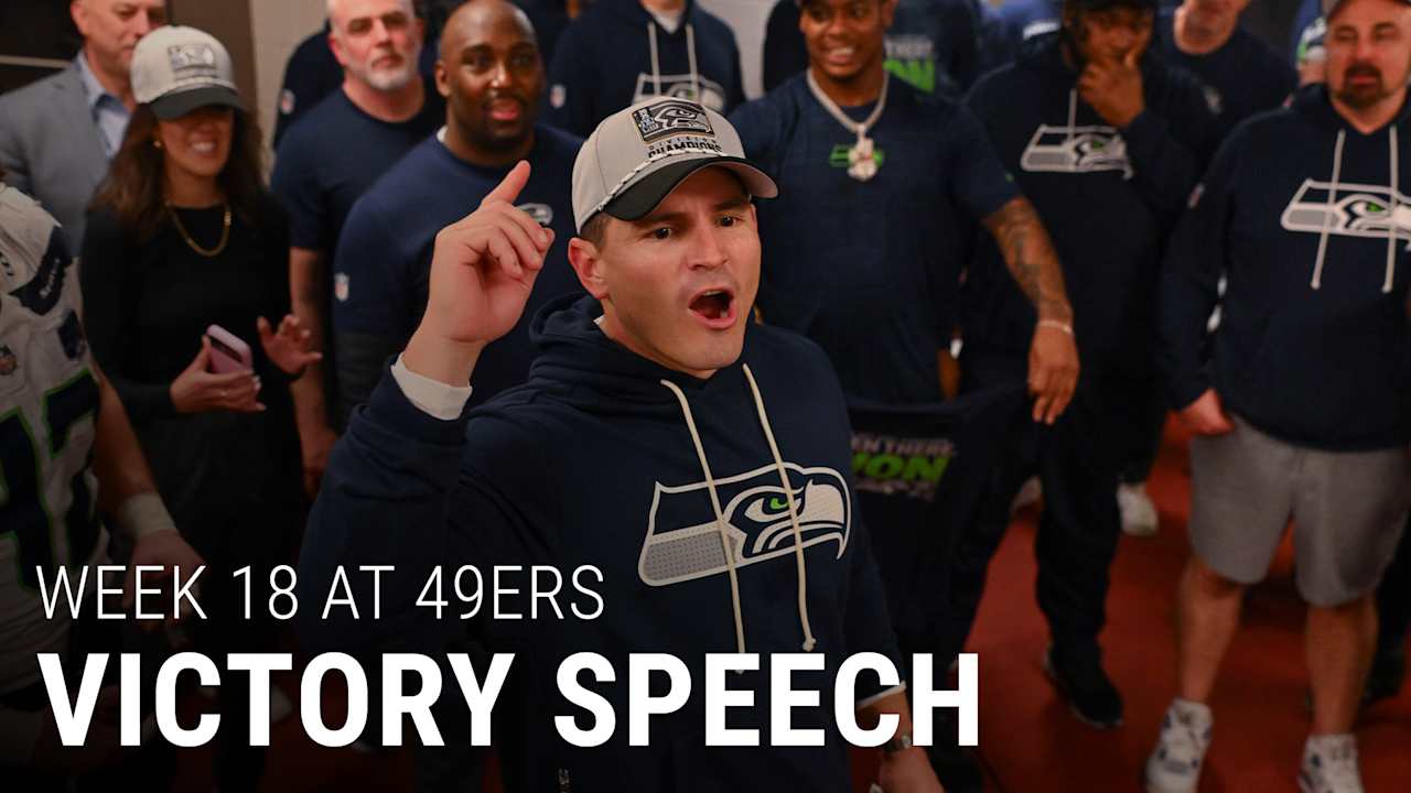 Head Coach Mike Macdonald's Victory Speech After The Week 18 Win And ...