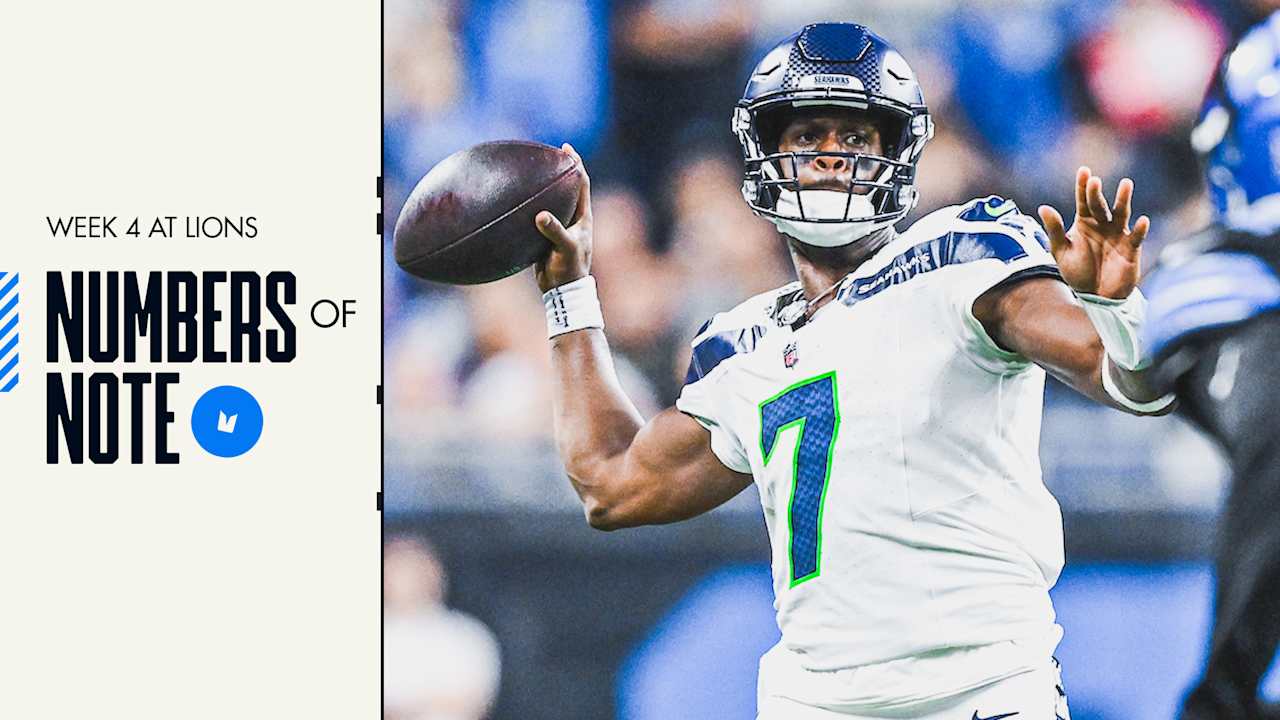 Numbers Of Note From The Seahawks’ Week 4 Loss To The Lions