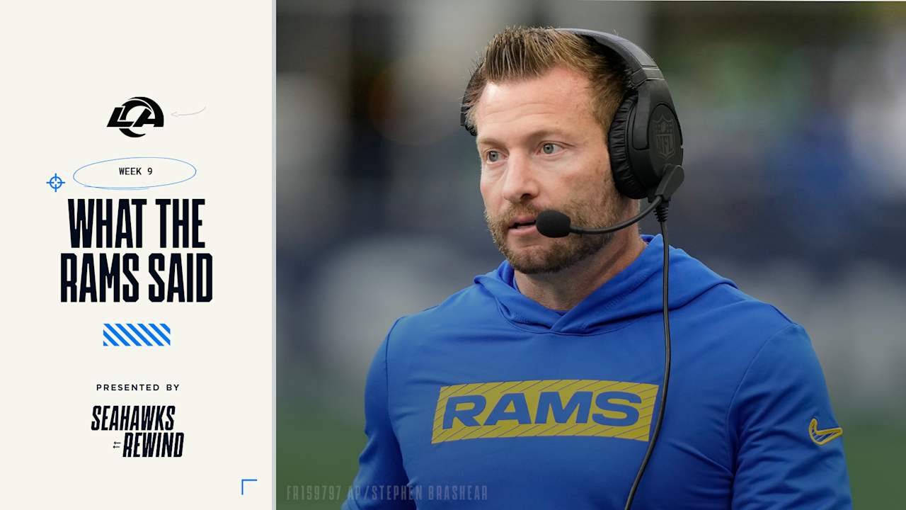 What The Rams Said - 2024 Week 9: Seahawks vs. Rams