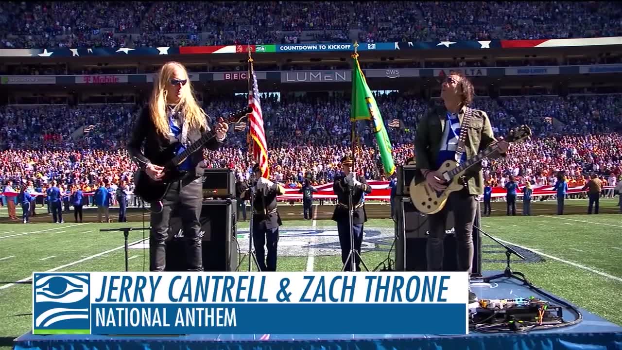 Jerry Cantrell & Zach Throne Perform National Anthem Ahead Of Week 5