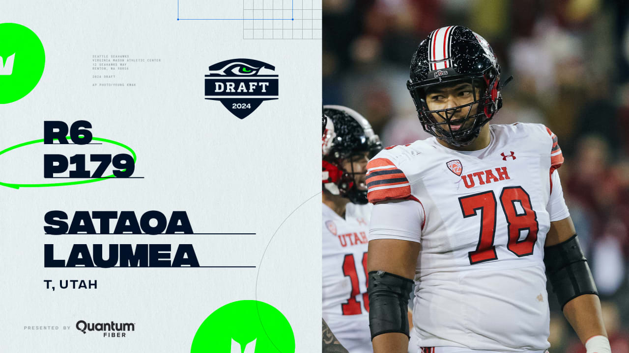 2024 NFL Draft: T Sataoa Laumea, Utah, Round 6, Pick No. 179