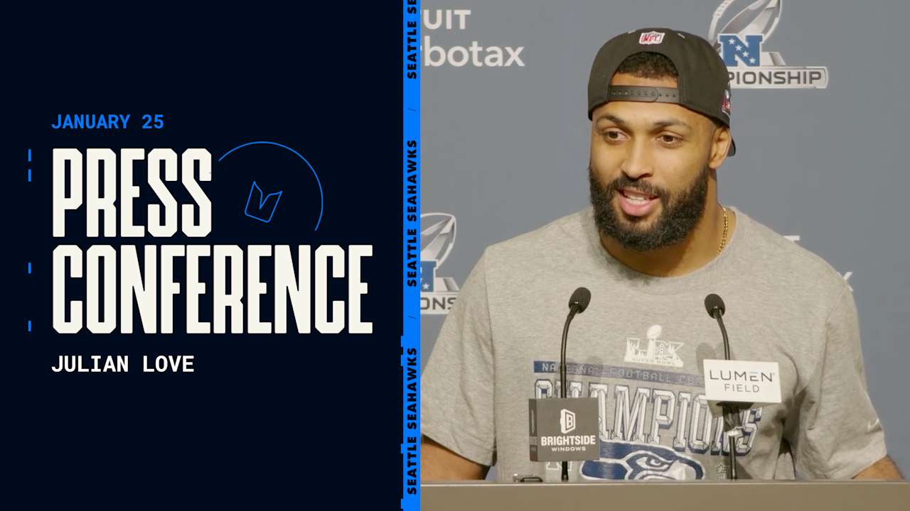Julian Love Postgame Press Conference - 2025 NFC Championship vs. Rams