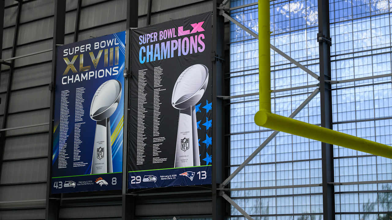 Seahawks Hang Another Super Bowl Champions Banner