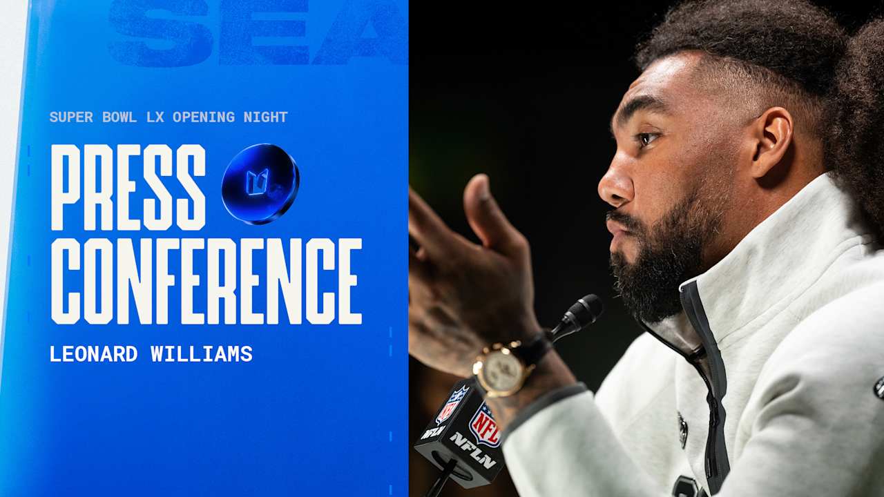 Leonard Williams Press Conference - Super Bowl LX Opening Night