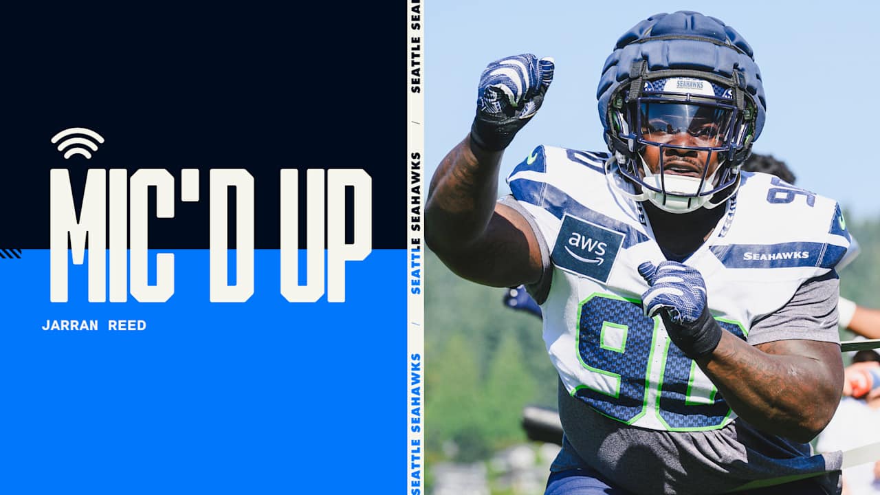 Jarran Reed Mic'd Up During A Training Camp Practice | Seattle Seahawks