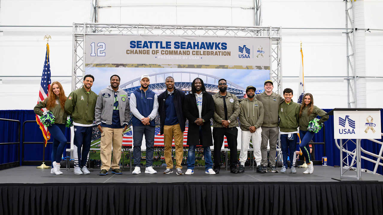 PHOTOS: Seahawks Recognize the United States Coast Guard At USAA Change ...