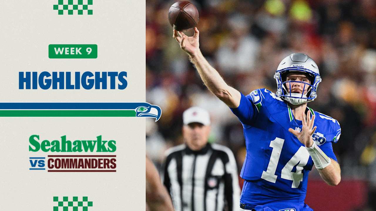 All Of Sam Darnold's 17-Straight Completions Highlight - 2025 Week 9 ...