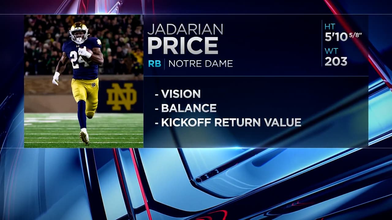 Seahawks Select Notre Dame Running Back Jadarian Price With The 32nd ...
