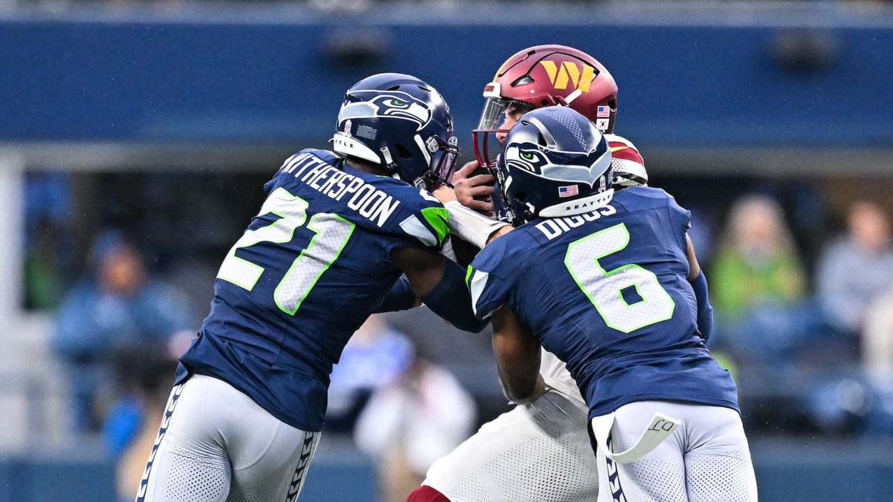 Devon Witherspoon's Best Plays vs. Commanders During Week 10