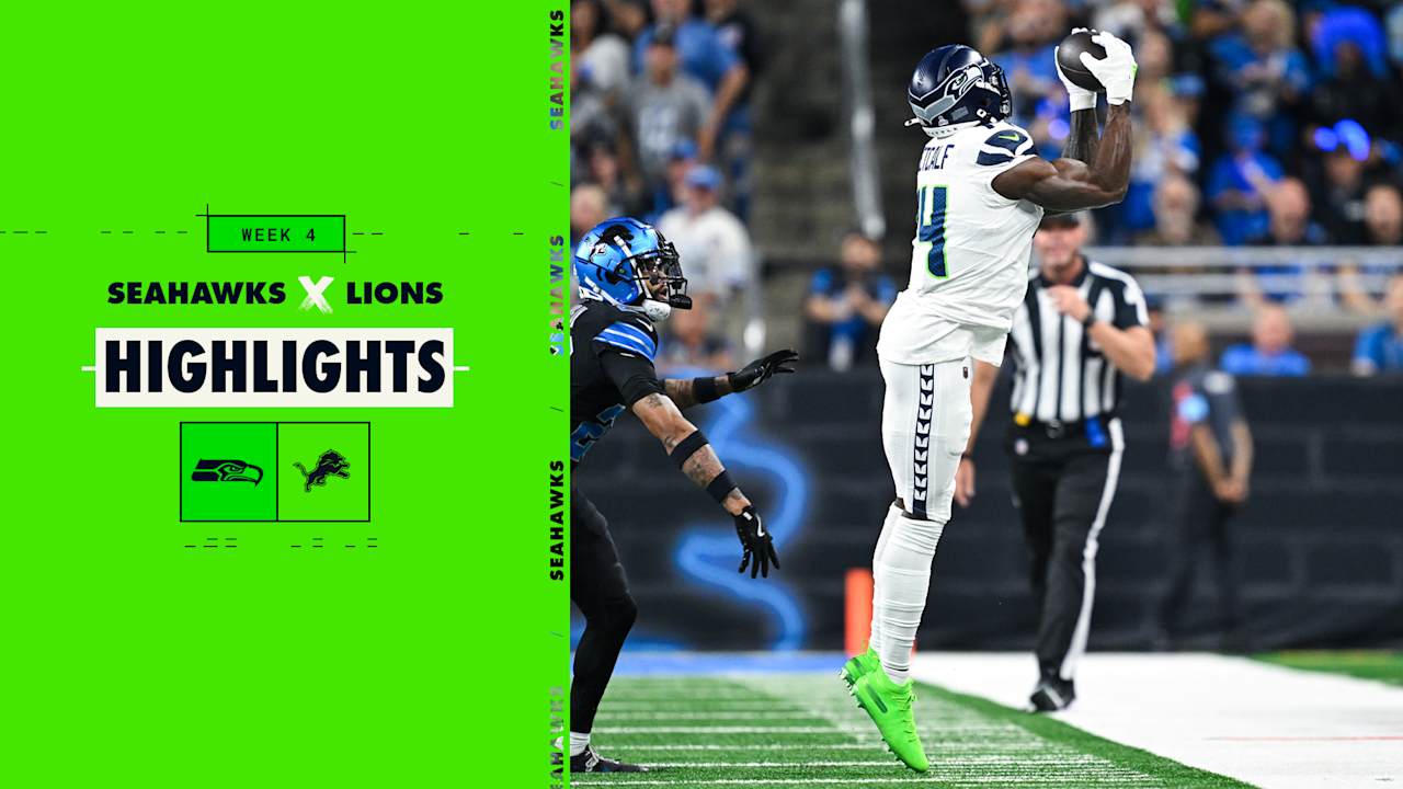 DK Metcalf Toe-Tap Catch Highlight - 2024 Week 4 Seahawks at Lions