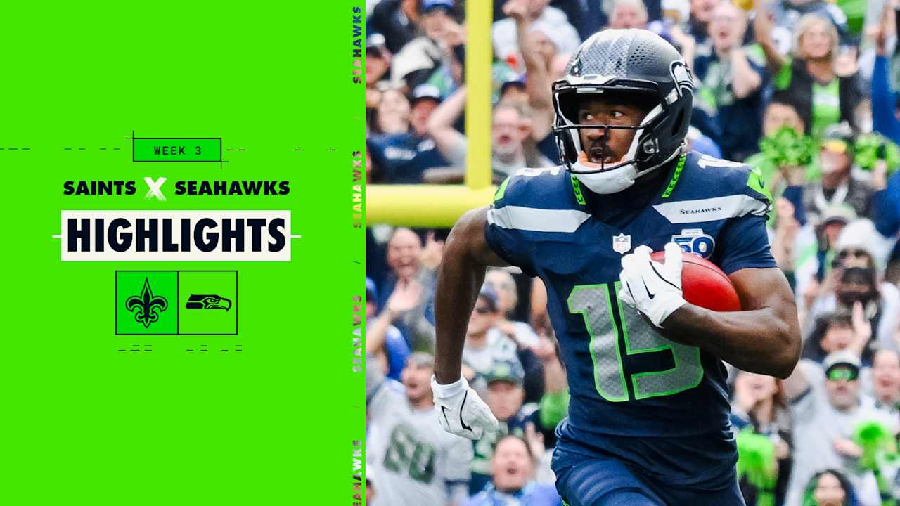 2025 Week 3 Seahawks vs. Saints Game Highlights