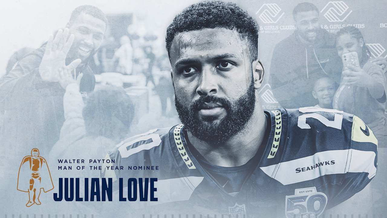 Julian Love Named Seattle Seahawks Club Winner for Walter Payton NFL ...