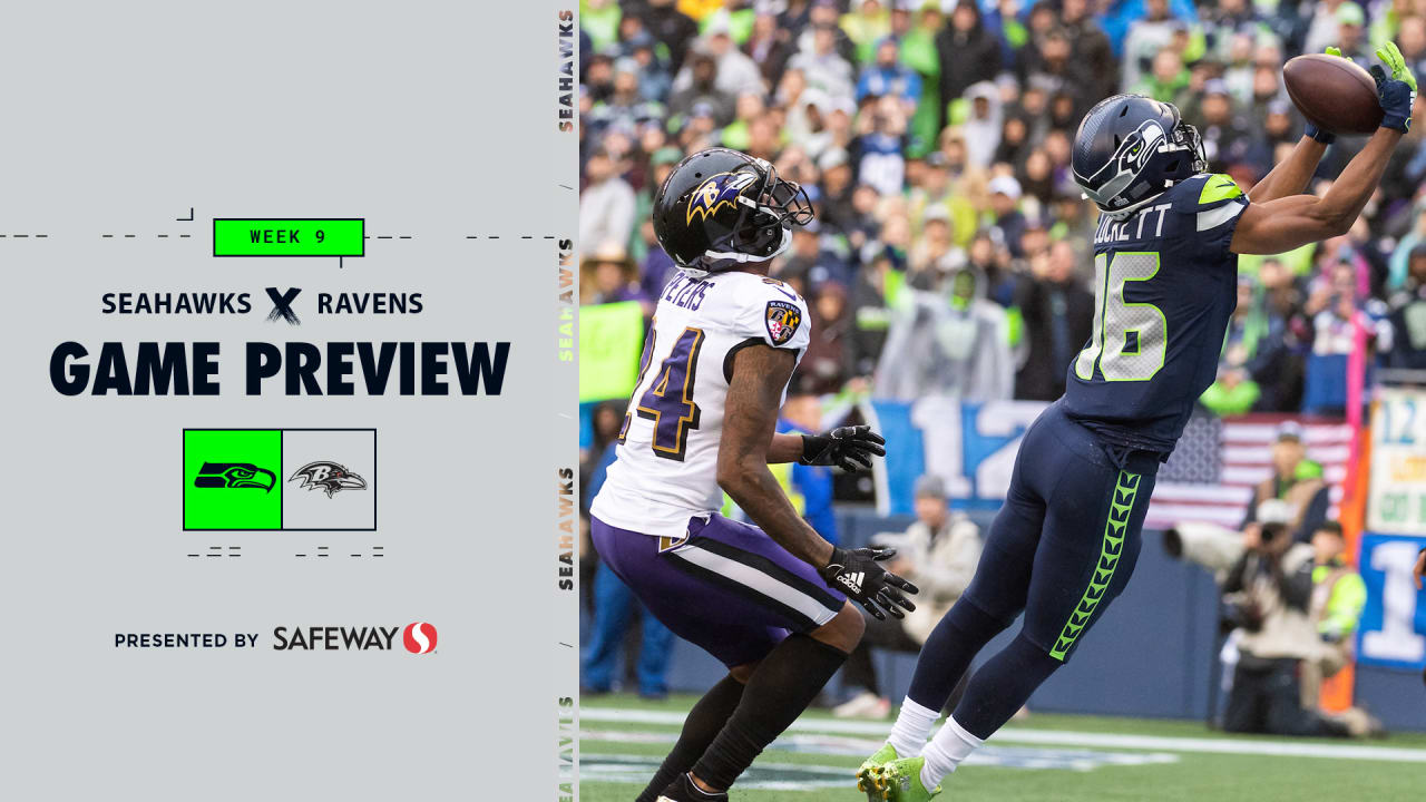 Seahawks at Ravens Game Preview - Week 9