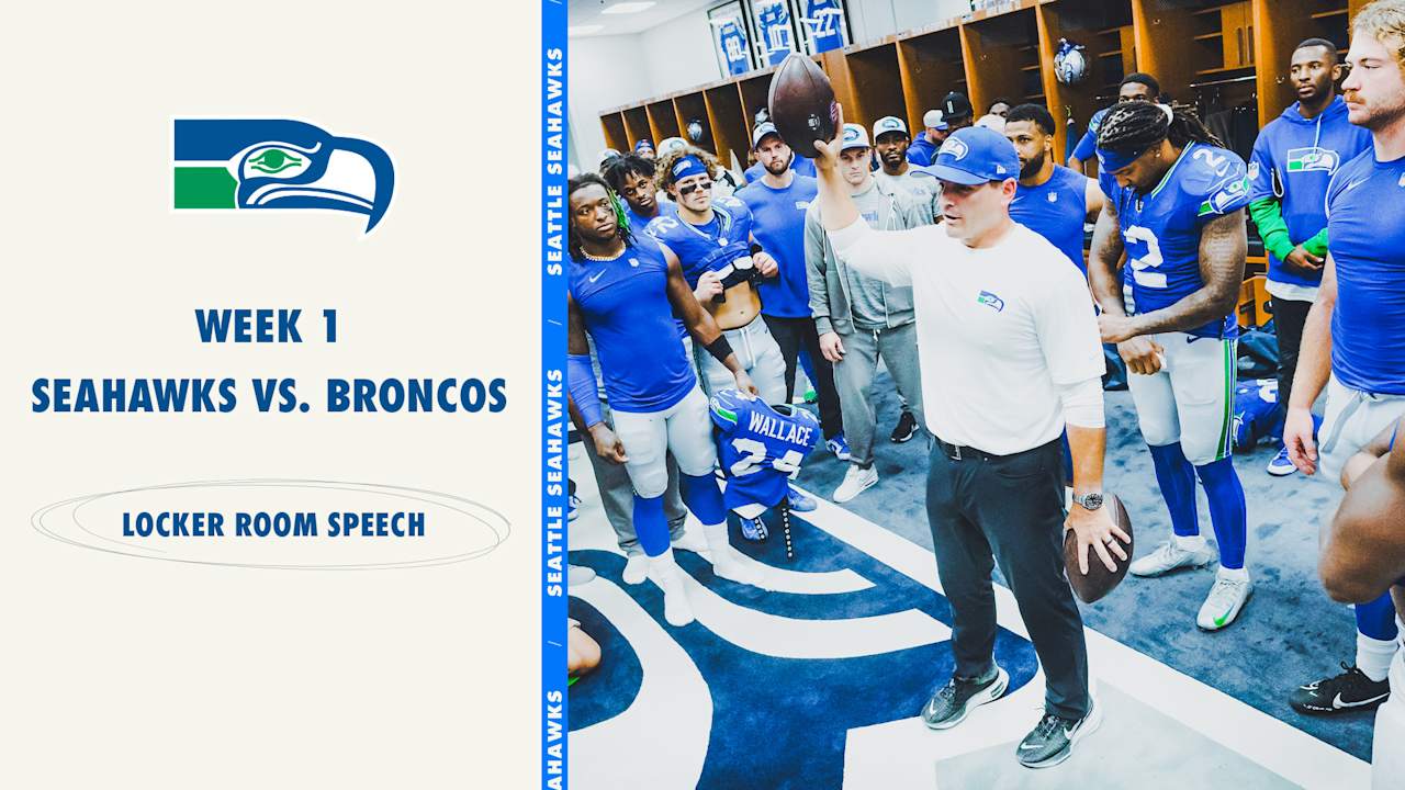 Mike Macdonald Locker Room Speech - Seahawks vs. Broncos Week 1