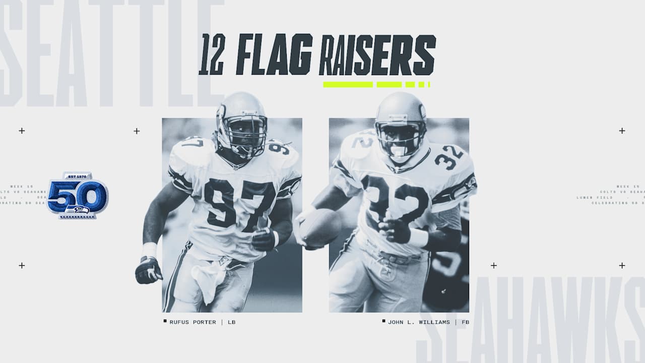 PHOTOS: Seahawks Legends Rufus Porter And John L. Williams Raise 12 ...