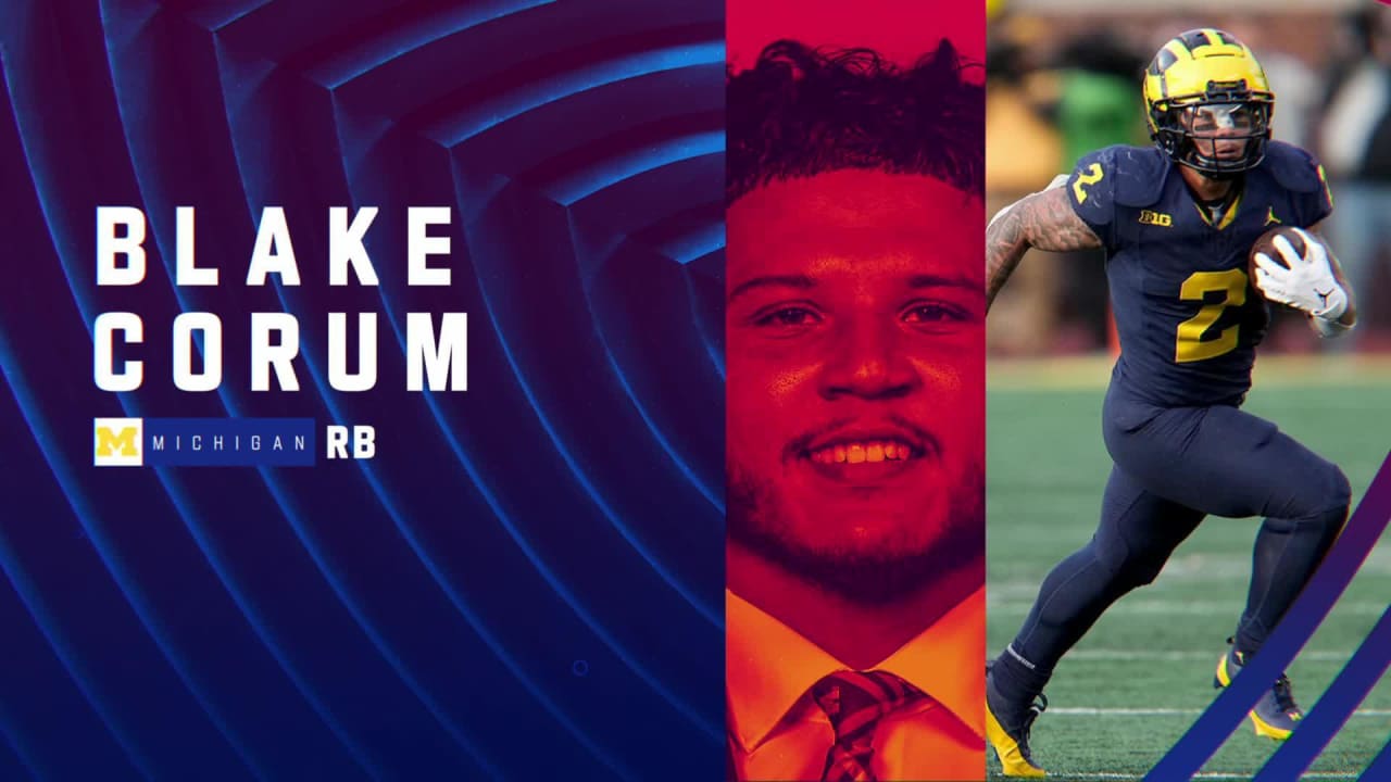 Michigan Running Back Blake Corum's 2024 NFL Scouting Combine workout