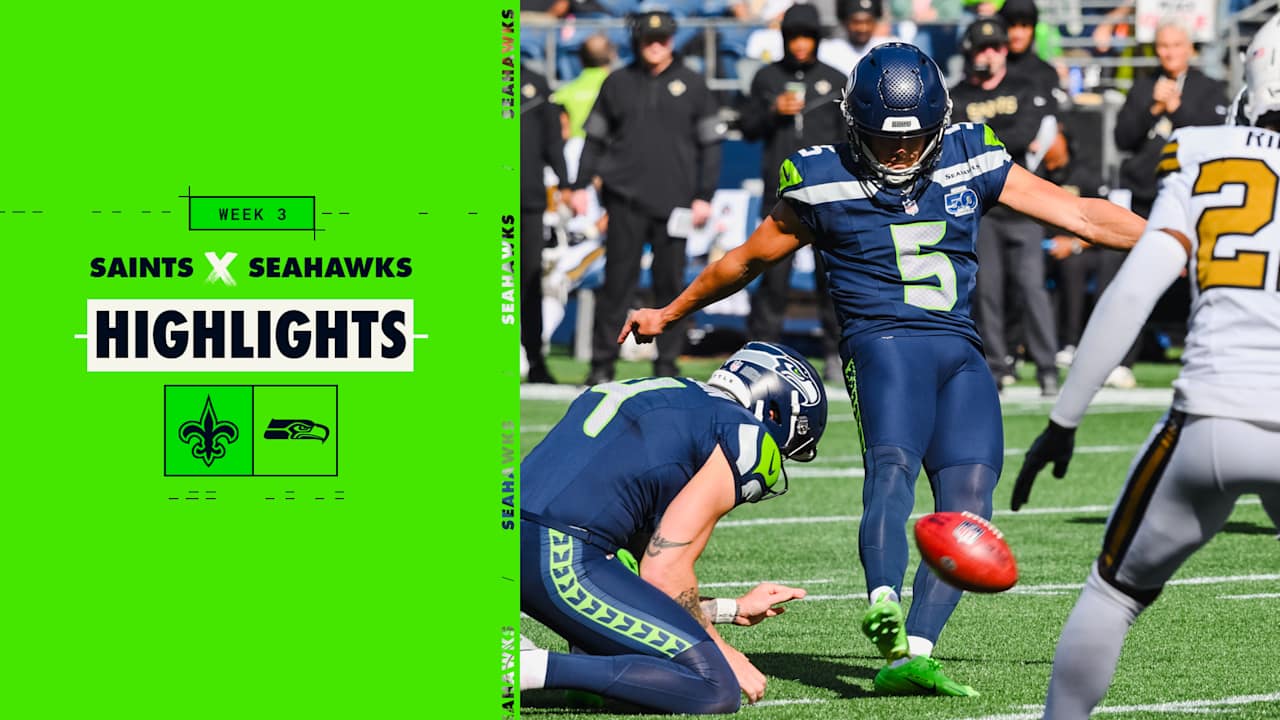 Jason Myers Makes A 46-Yard Field Goal Highlight - 2025 Week 3 Seahawks ...