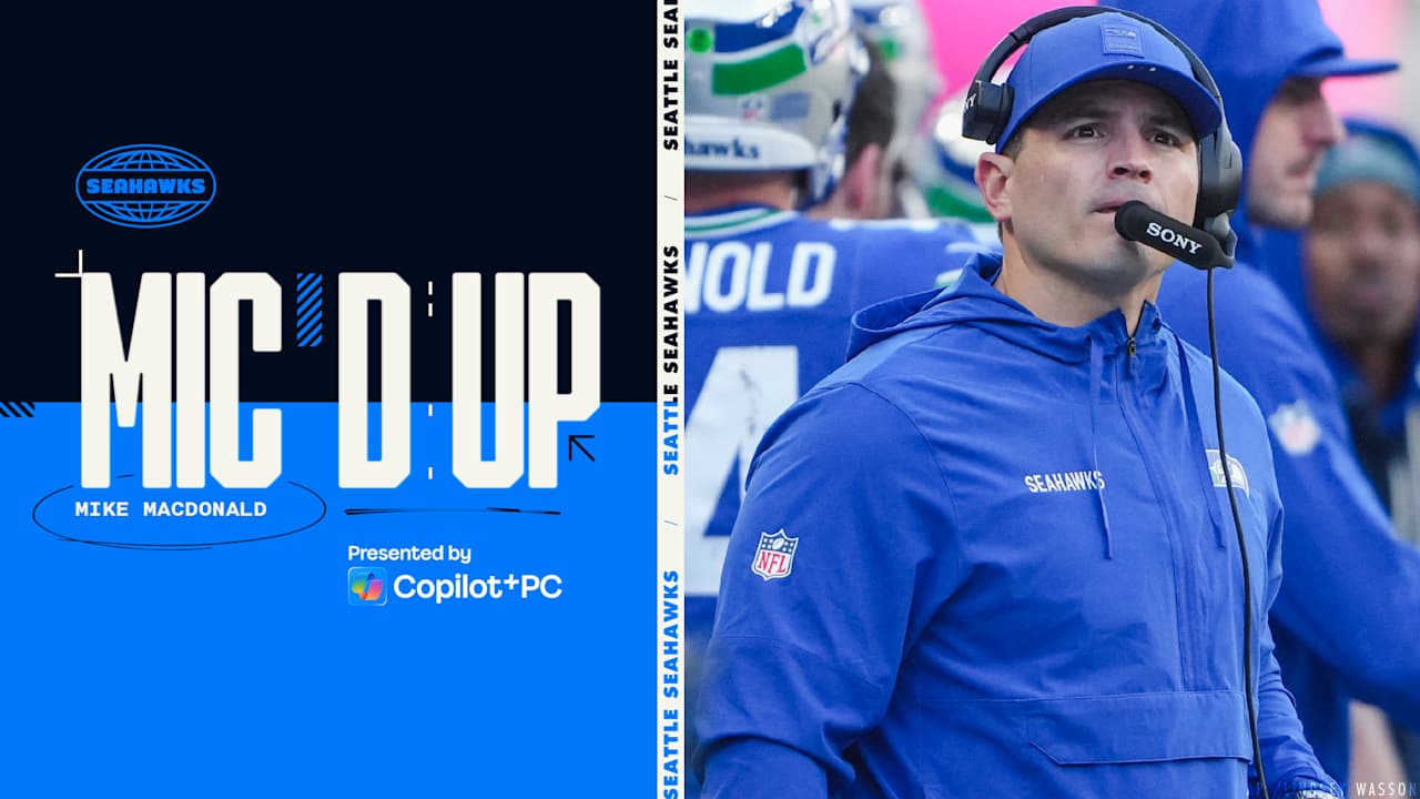 Head Coach Mike Macdonald Mic'd Up In The Shutout Win vs. The Vikings ...