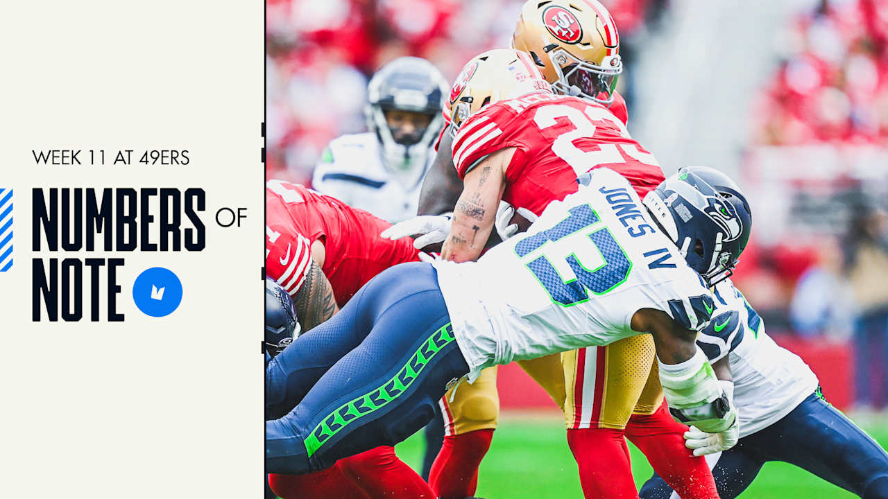 12 Numbers Of Note From The Seahawks’ Week 11 Win Over The 49ers