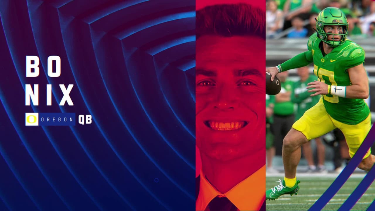Oregon Quarterback Bo Nix's 2024 NFL Scouting Combine Workout