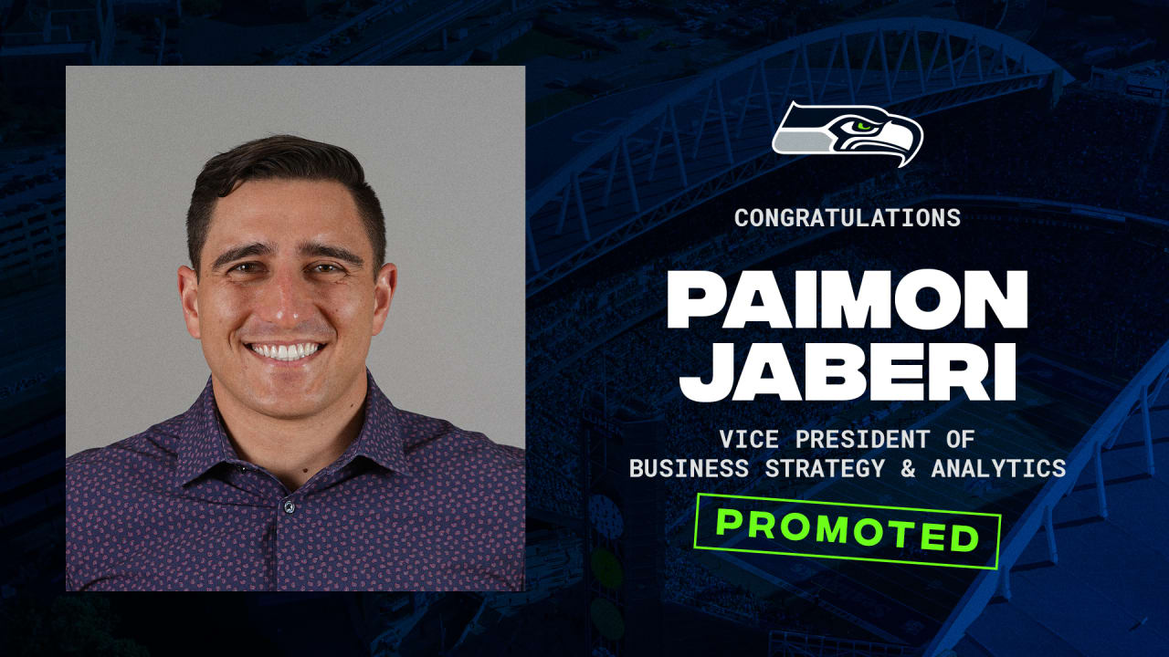 Seattle Seahawks Announce Promotion Of Paimon Jaberi To Front Office ...