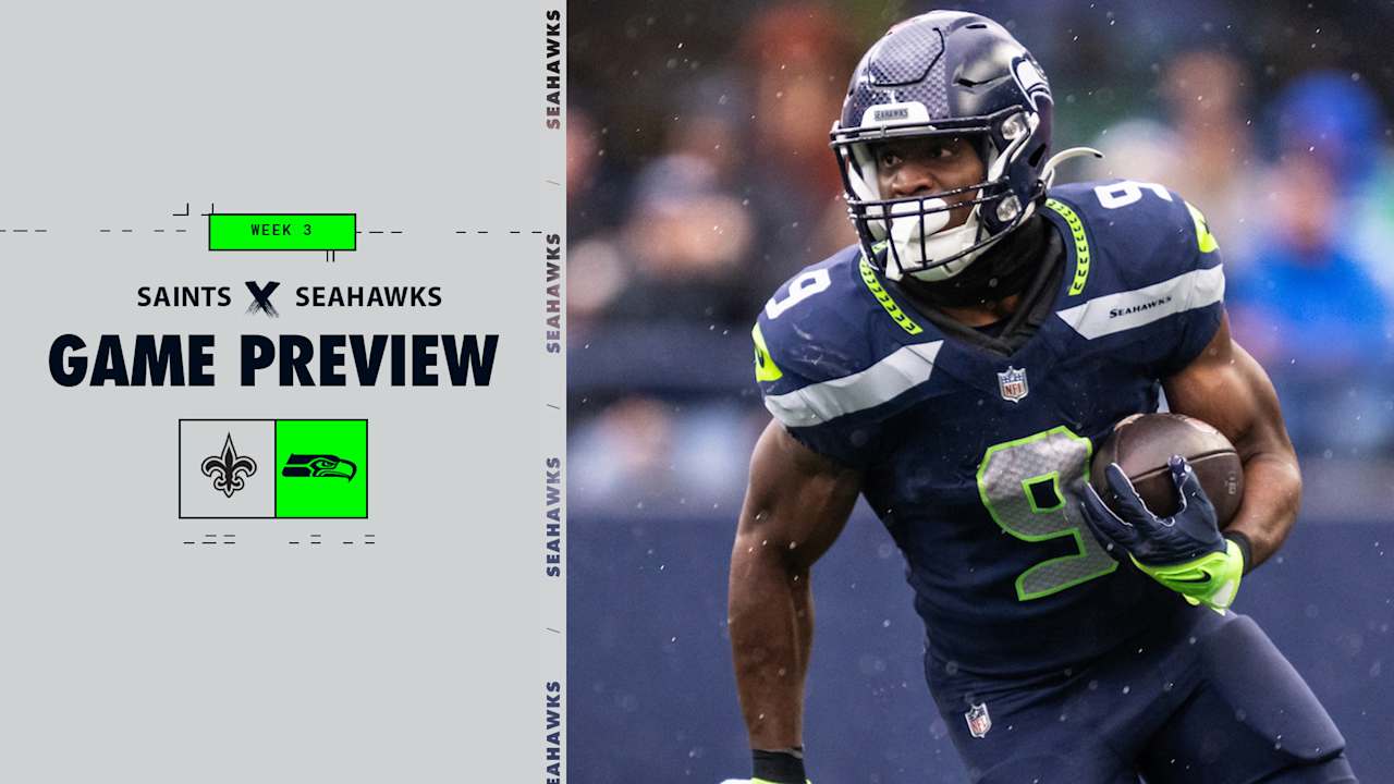 Seahawks vs. Saints Week 3 Preview | NFL