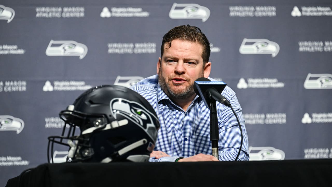 Seahawks Executive Vice President/General Manager John Schneider ...