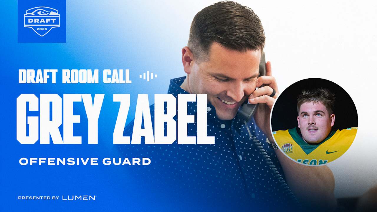Grey Zabel Draft Call - 2025 NFL Draft