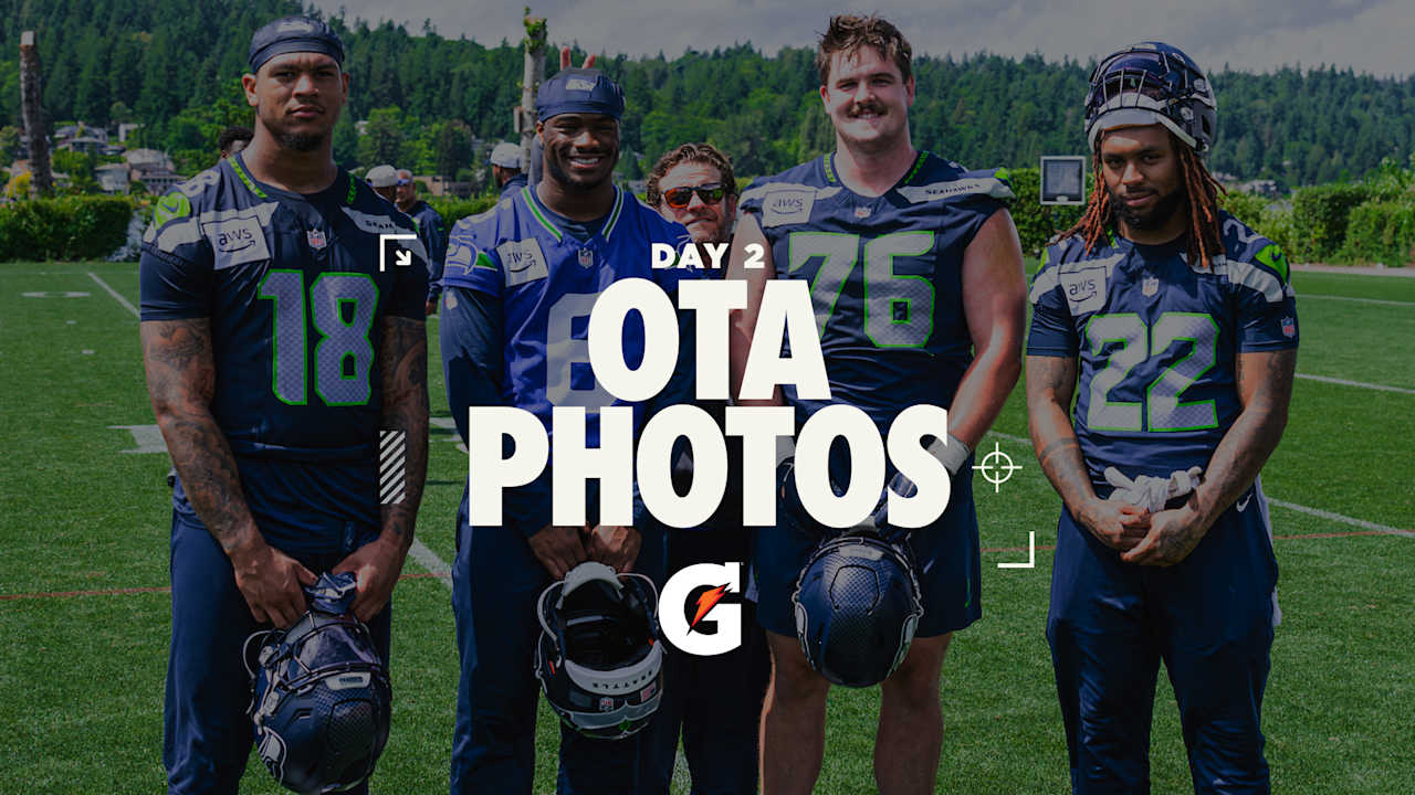 PHOTOS: Seahawks Hit The Field For The Second OTA Workout